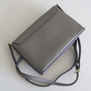 kate spade | Bags | New Kate Spade Turnlock Closure Grey Crossbody Bag ...